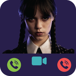 دانلود برنامه Wednesday Addams Call Prank اندروید | بازار
