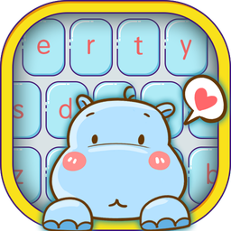 دانلود برنامه Cute hippo keyboard اندروید | بازار