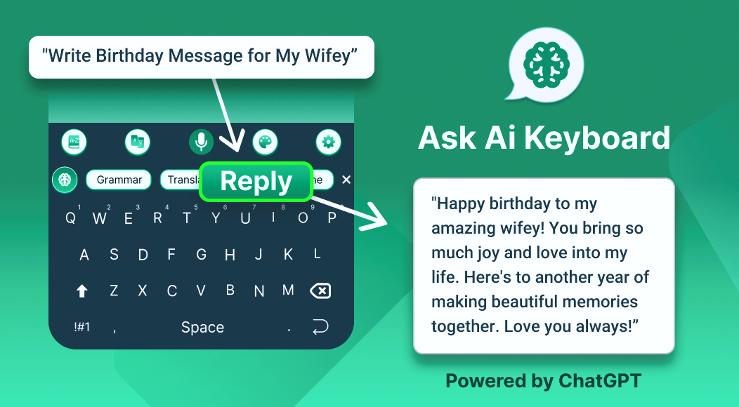 دانلود برنامه Ai Chat Keyboard Generate Text اندروید بازار