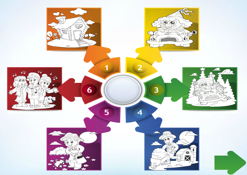 دانلود بازی Coloring Pages اندروید بازار
