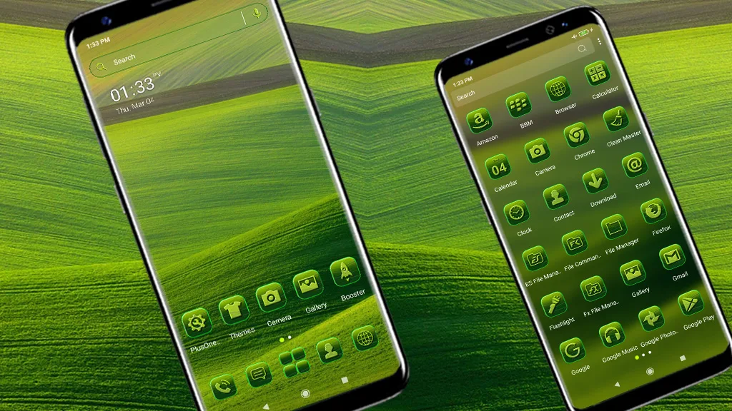 دانلود برنامه Green Field Launcher Theme اندروید بازار