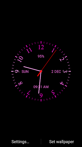دانلود برنامه Analog Clock Live Wallpaper اندروید بازار