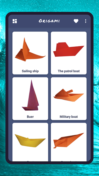 دانلود برنامه Origami Ships Boats اندروید بازار