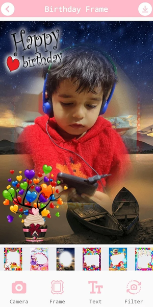 دانلود برنامه Birthday Photo Frame With Name اندروید بازار