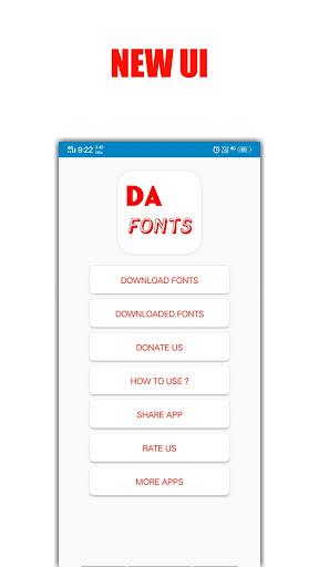 دانلود برنامه DaFont - Fonts Installer اندروید | بازار