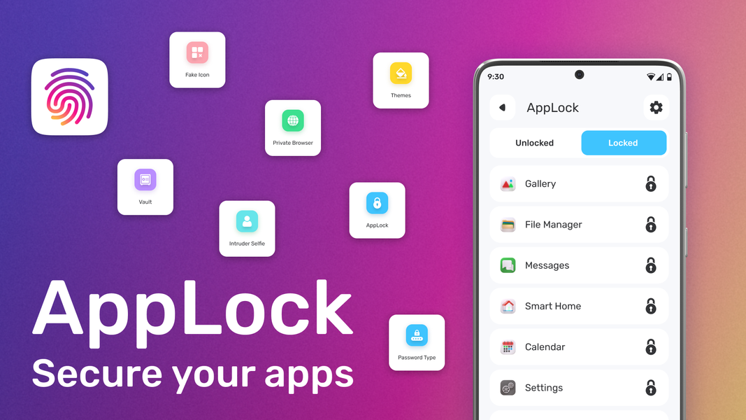 دانلود برنامه AppLock: Password Locker اندروید | بازار دانلود برنامه AppLock: Password Locker اندروید | بازار