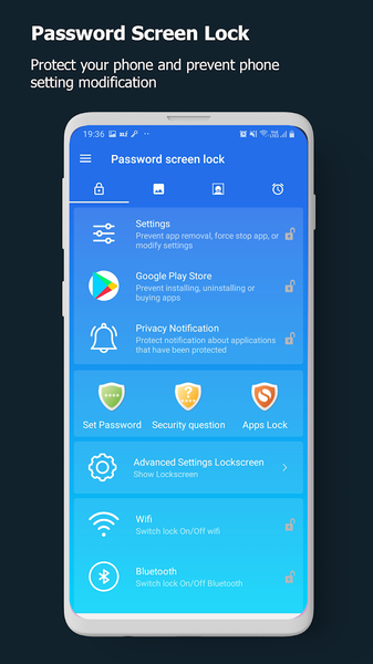 دانلود برنامه Password Screen Lock اندروید بازار