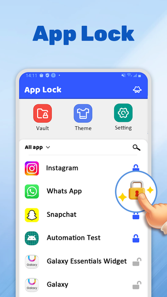 دانلود برنامه Applock Password Fingerprint اندروید بازار