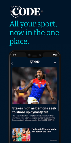 دانلود برنامه CODE Sports اندروید | بازار