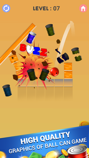 دانلود بازی Ball Hit Throw Ball Knockdown اندروید بازار