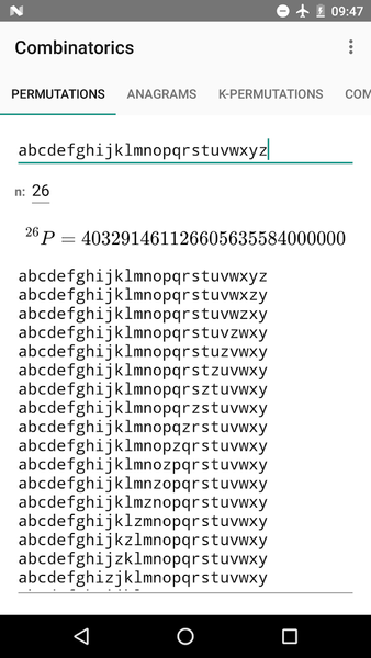 دانلود برنامه Combinatorics Mathematics اندروید | بازار