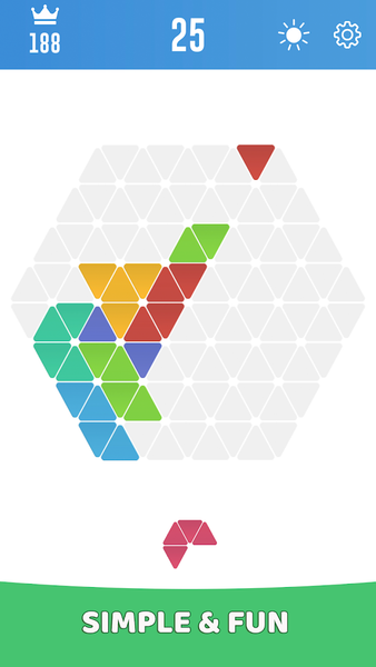 دانلود بازی Trigon Classic Color Puzzle اندروید بازار