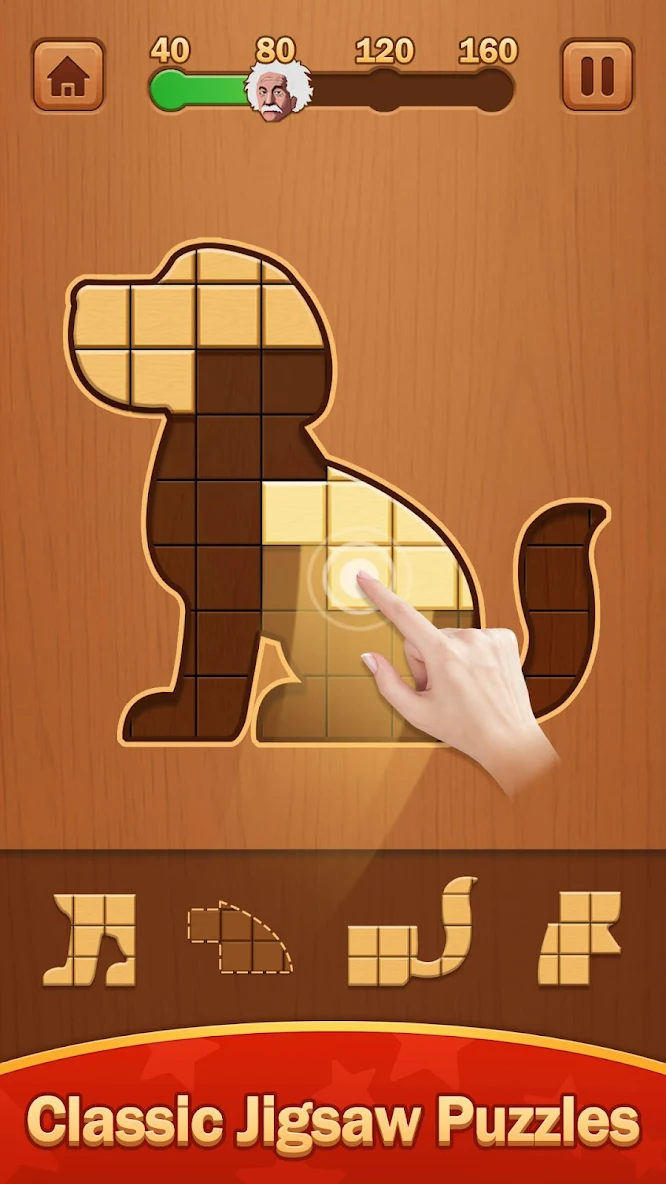 دانلود بازی Wooden Block Jigsaw Puzzle اندروید بازار