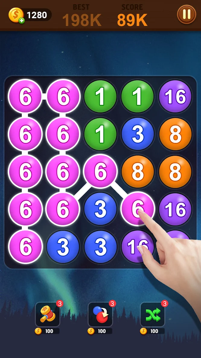 دانلود بازی Merge Bubble Number Game اندروید بازار