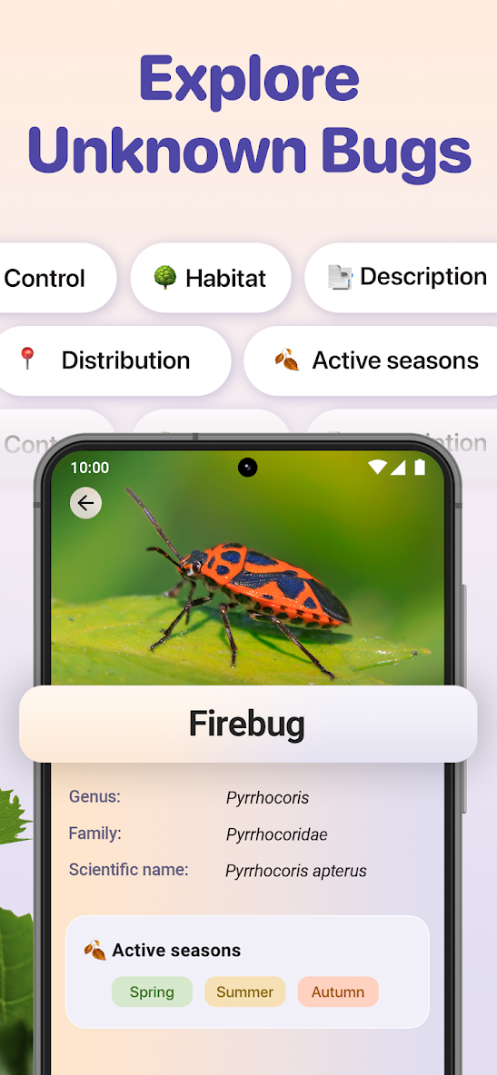دانلود برنامه Bug ID - Insect Identifier اندروید | بازار
