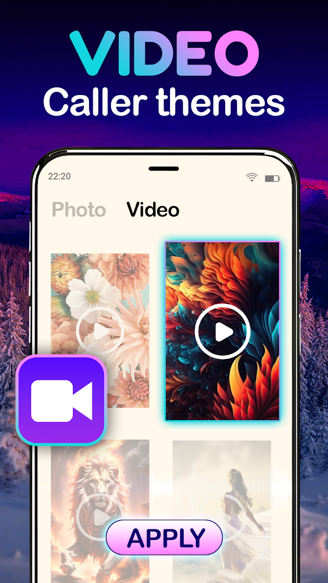 دانلود برنامه Color Phone Call Screen Theme اندروید بازار