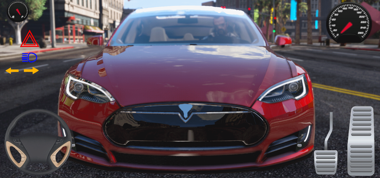 دانلود بازی Tesla Car Simulation Game اندروید | بازار
