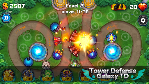 دانلود بازی Tower Defense Galaxy Td اندروید بازار