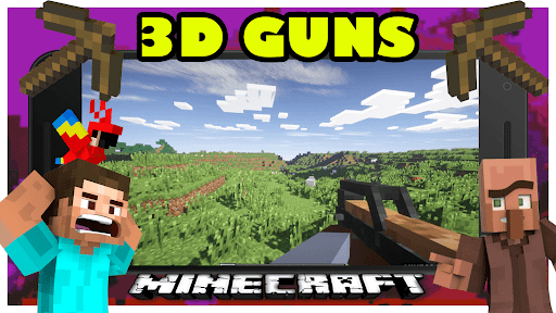 دانلود برنامه 3d Gun Mod Minecraft Simulator اندروید بازار