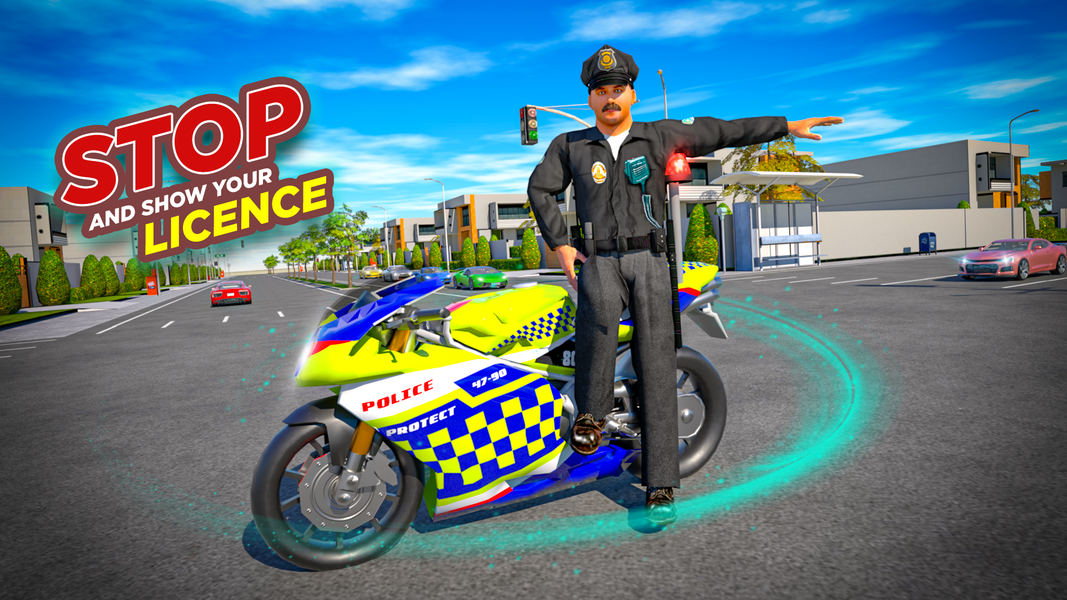 دانلود بازی Police Bike Stunt Race Game اندروید بازار