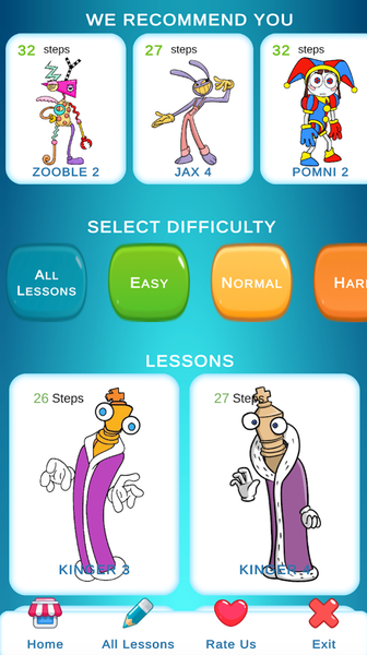 دانلود برنامه How To Draw Digital Circus اندروید بازار