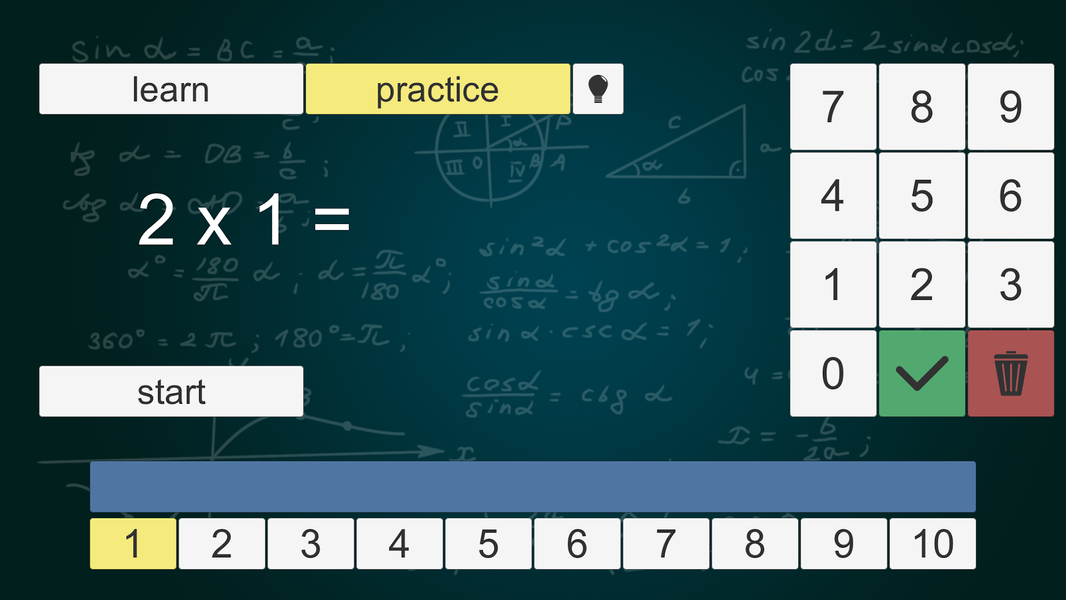 دانلود برنامه ۱x۱ Math Trainer اندروید | بازار