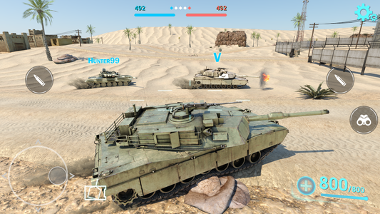 بازی Tanks Battlefield: PvP Battle - دانلود | بازار
