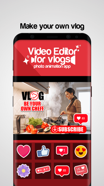 برنامه Video Editor For Vlogs - Photo - دانلود | بازار