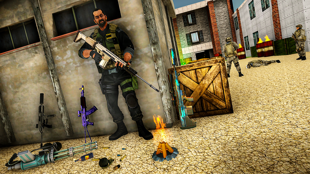 بازی Commando Shooting Gun Game 3d دانلود بازار