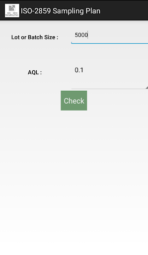 دانلود برنامه ISO-۲۸۵۹ Sampling Plan اندروید | بازار