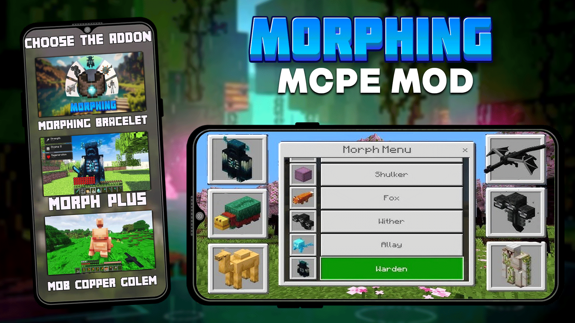 دانلود برنامه Mod Morphing Bracelet MCPE اندروید | بازار
