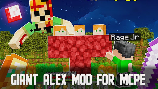 دانلود برنامه Giant Alex Mod for Minecraft اندروید | بازار