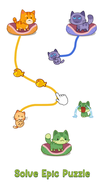 دانلود بازی Cat Puzzle Draw To Kitten اندروید بازار