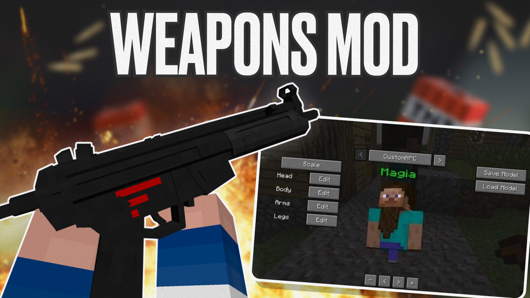 دانلود برنامه Gun Mod For Minecraft App 2024 اندروید بازار
