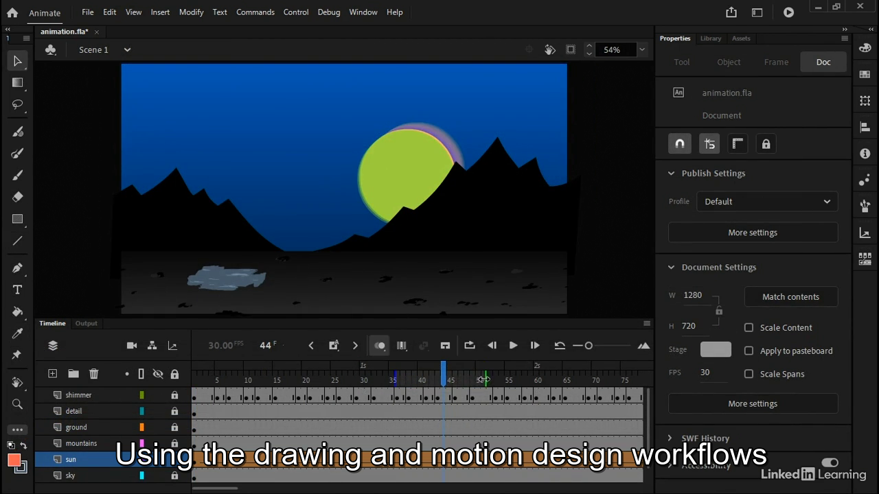 دانلود برنامه آموزش ادوب انیمیت؛ Adobe Animate Tutorial بازار