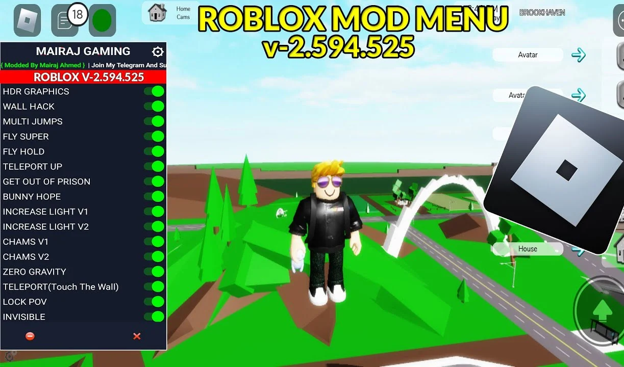 دانلود برنامه Mod Menu For RBX اندروید | بازار