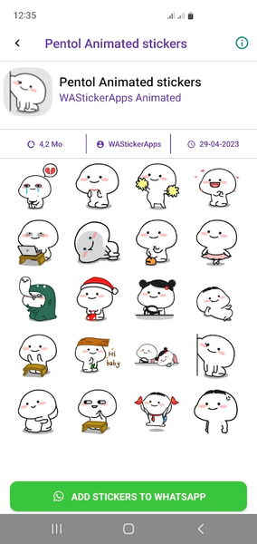 Quby sticker whatsapp store