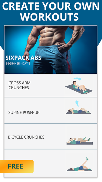 دانلود برنامه Abs Workout Six Pack ۳۰ Days اندروید بازار