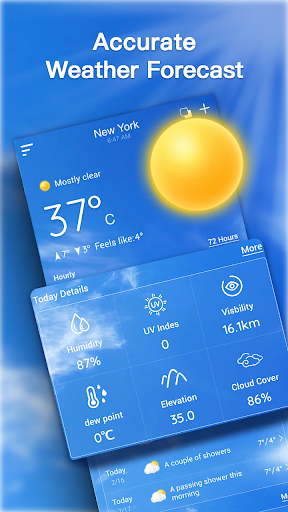 دانلود برنامه Live Weather Forecast اندروید بازار