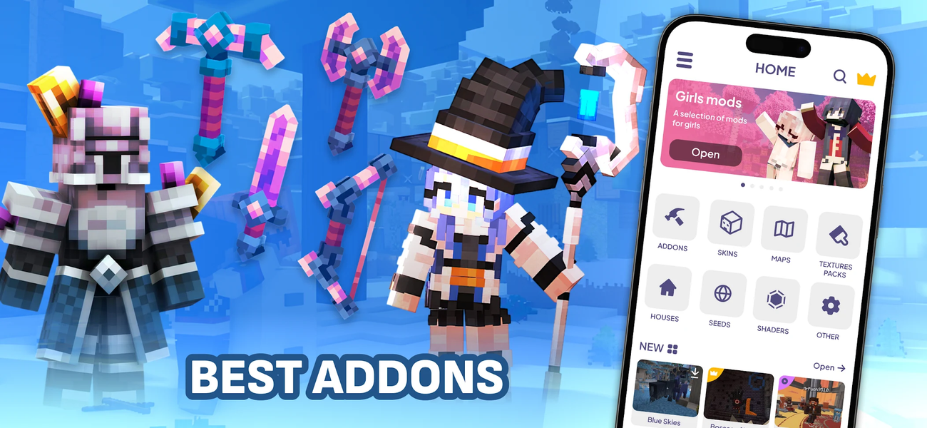 دانلود برنامه Addons & Mods for Minecraft اندروید | بازار