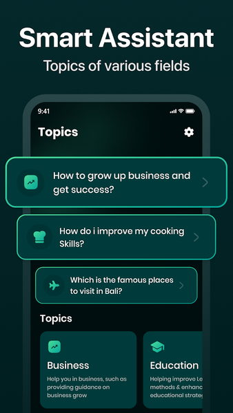 برنامه Ai Chatbot دانلود بازار