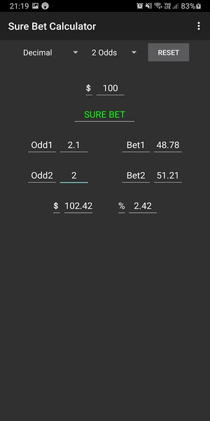 دانلود برنامه Odds Converter & Calculator اندروید | بازار