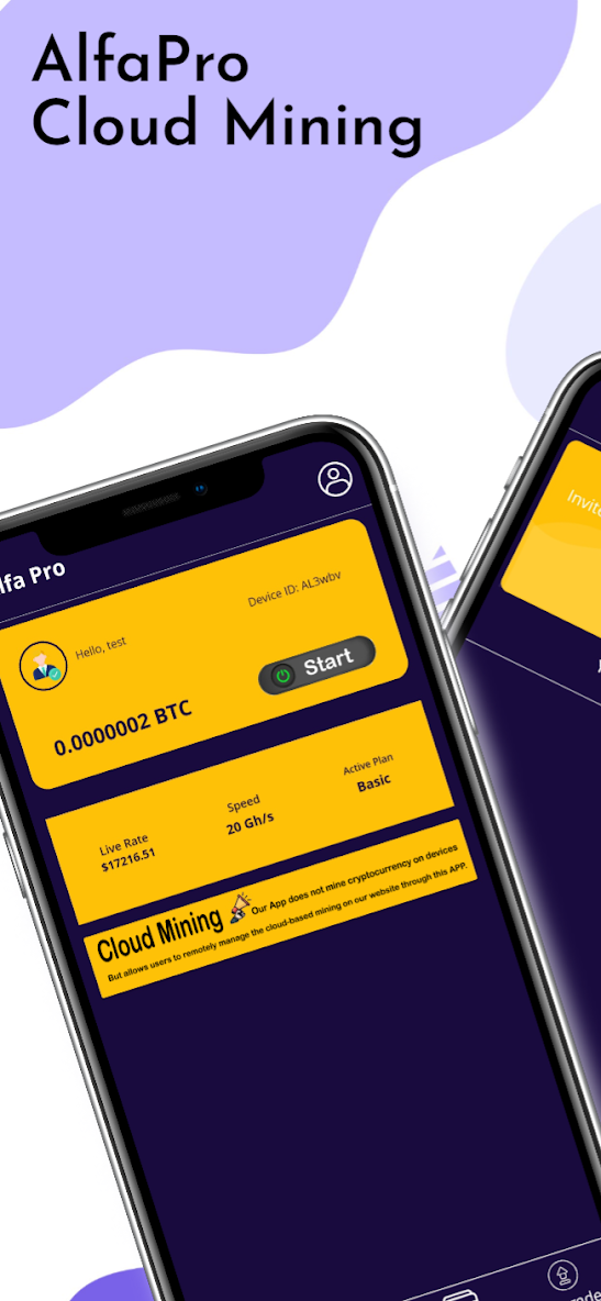 دانلود برنامه AlfaPro - Bitcoin Cloud Mining اندروید | بازار