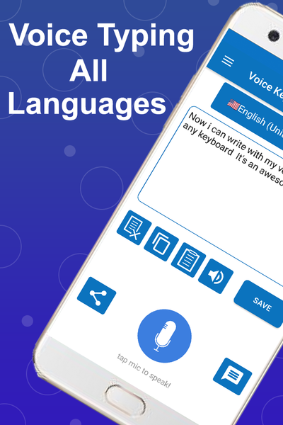 دانلود برنامه Easy Voice Typing Keyboard اندروید بازار