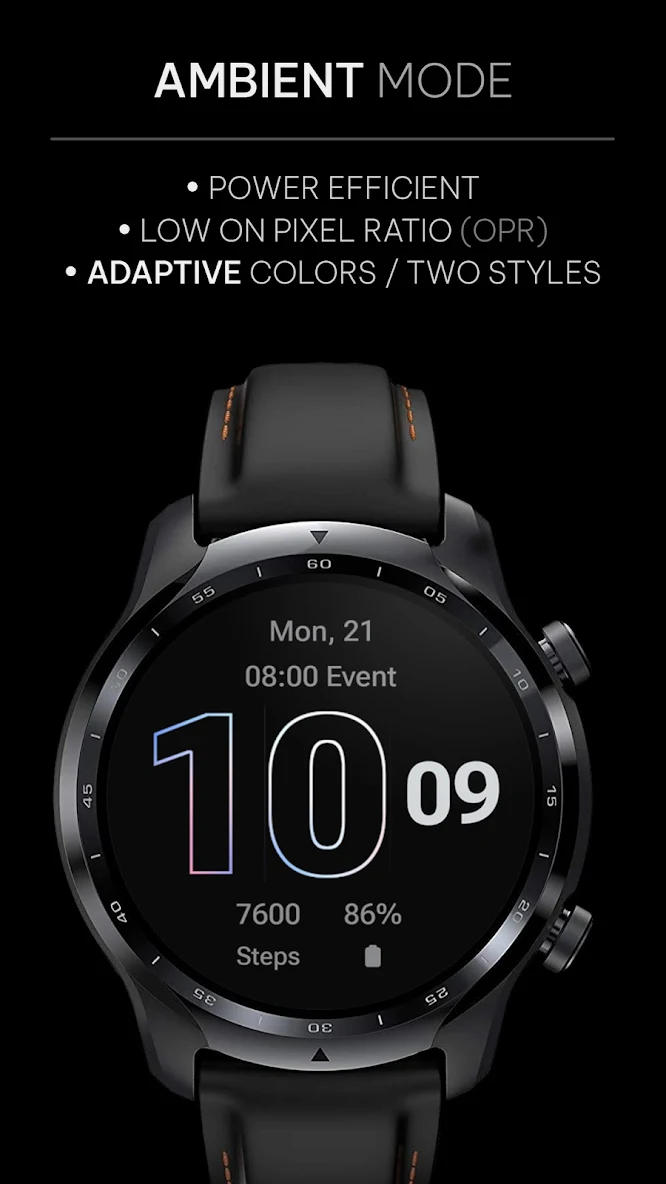 دانلود برنامه Awf Gradient Wear Os ۳ Face اندروید بازار