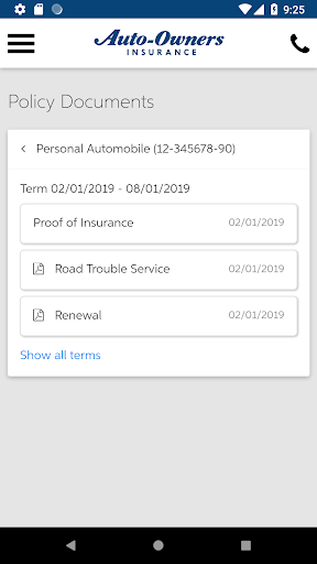 دانلود برنامه Auto-Owners Mobile اندروید | بازار