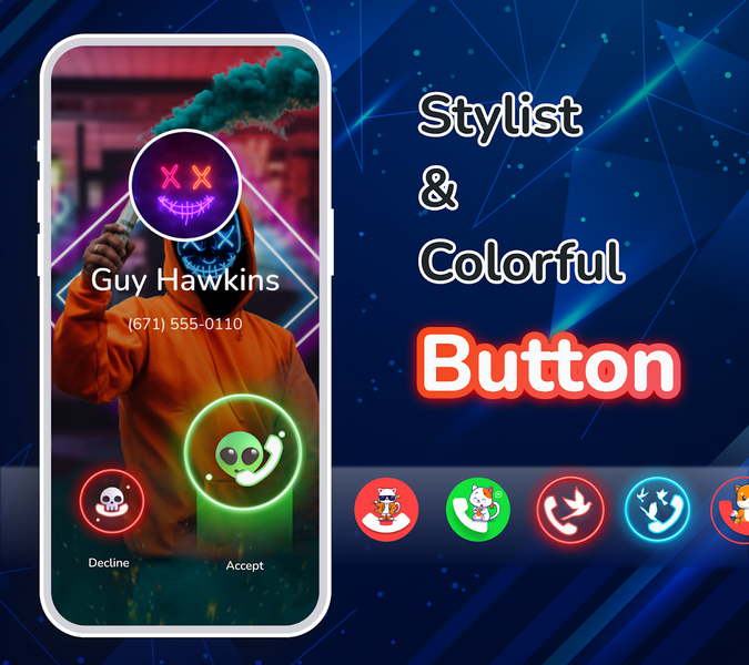 دانلود برنامه Call Screen Color Call Theme اندروید بازار