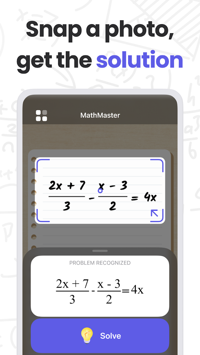 دانلود برنامه MathMaster: Math Solver & Help اندروید | بازار