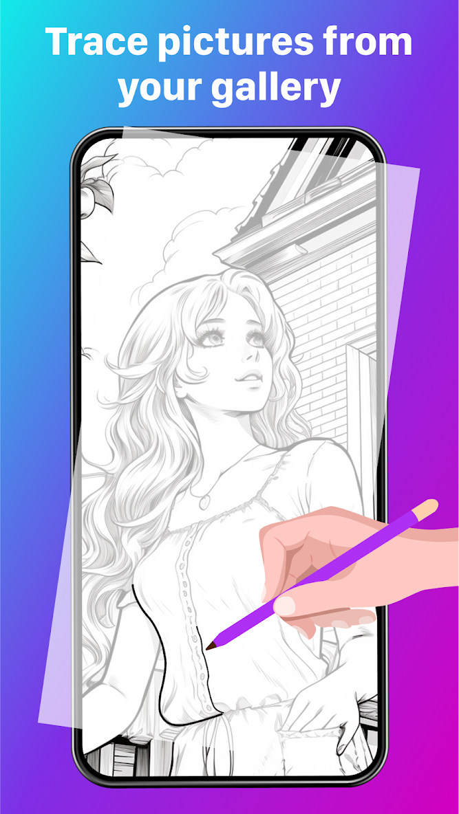 دانلود برنامه Ar Drawing Trace Drawing App اندروید بازار