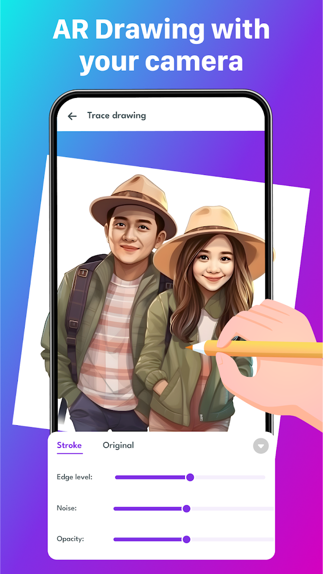 دانلود برنامه Ar Drawing Trace Drawing App اندروید بازار